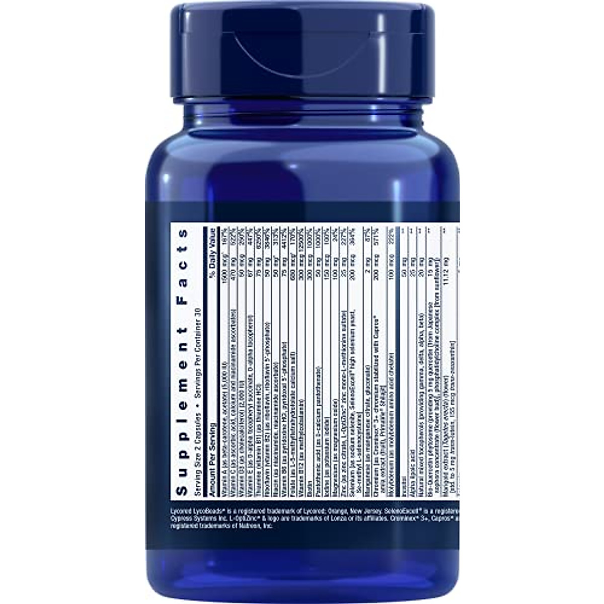 Life Extension Two-Per-Day Multivitamin - A Healthy Dose of Vitamins & Minerals – Gluten-Free – Non-GMO – 60 Capsules