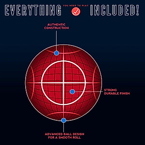 Franklin Sports Bocce Ball Set - 8 All Weather 90mm Bocce Balls, 1 Pallino and Carrying Case - Beach, Backyard Lawn or Outdoor Party Game - American Set