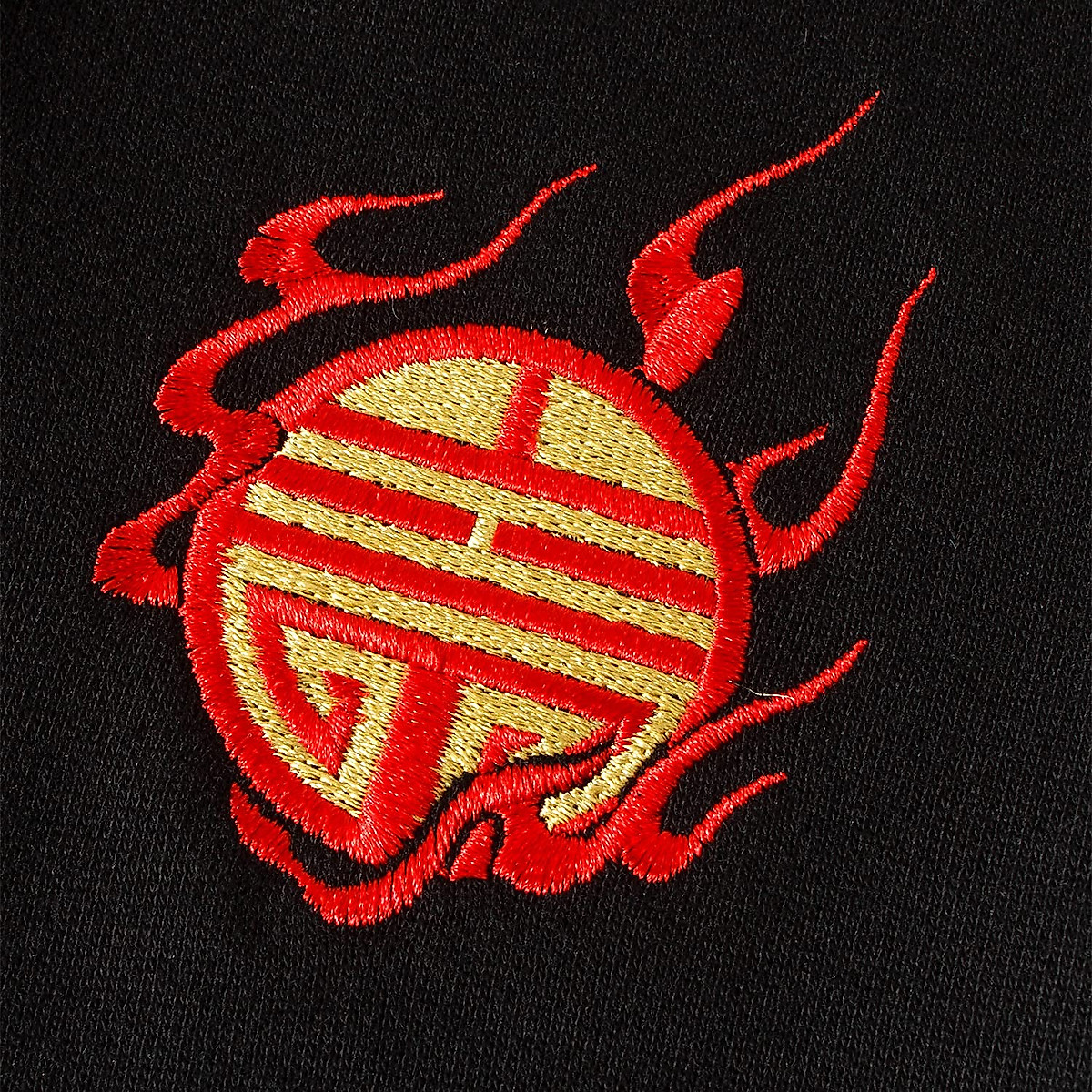 Niepce Inc Streetwear Men's Dragon Embroidered Heavyweight Graphic Hoodies (black-dragon, X-Large)