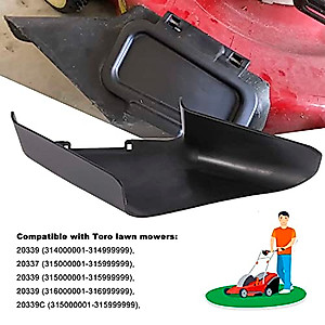 DECKMAN Lawn Mower Parts 115-8447 Side Discharge Chute, Compatible with Toro 22" Recycler Lawn Mower for 20377, 20378, 20330, 20331, 20333, 20330C - Fits Many 22" Recycler Lawn Mower 2009-2015 (1)