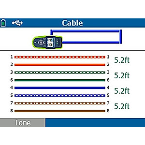 NetAlly LRAT-2000 LinkRunner AT Copper and Fiber Ethernet Network Tester, Green