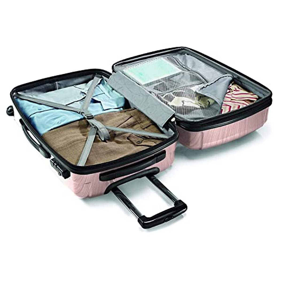 Samsonite Winfield 2 Hardside Expandable Luggage with Spinner Wheels (Artic Pink, 2-Piece Set (20/28))