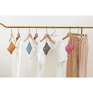 Tskijun 7 Packs Bamboo Charcoal Air Purifying Bag, New House Smell Absorber, Moisture Absorber, Car Air Freshener, Shoe Deodorizer, Also for Pet, Closet (7 * 100g)