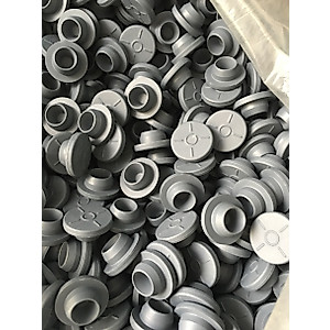 SUCOHANS 100 peices Mushrooms Self Healing Injection Ports, 20mm Rubber Bottle Stoppers, For 13 mm (0.51in) diameter opening Mason Jar Lids