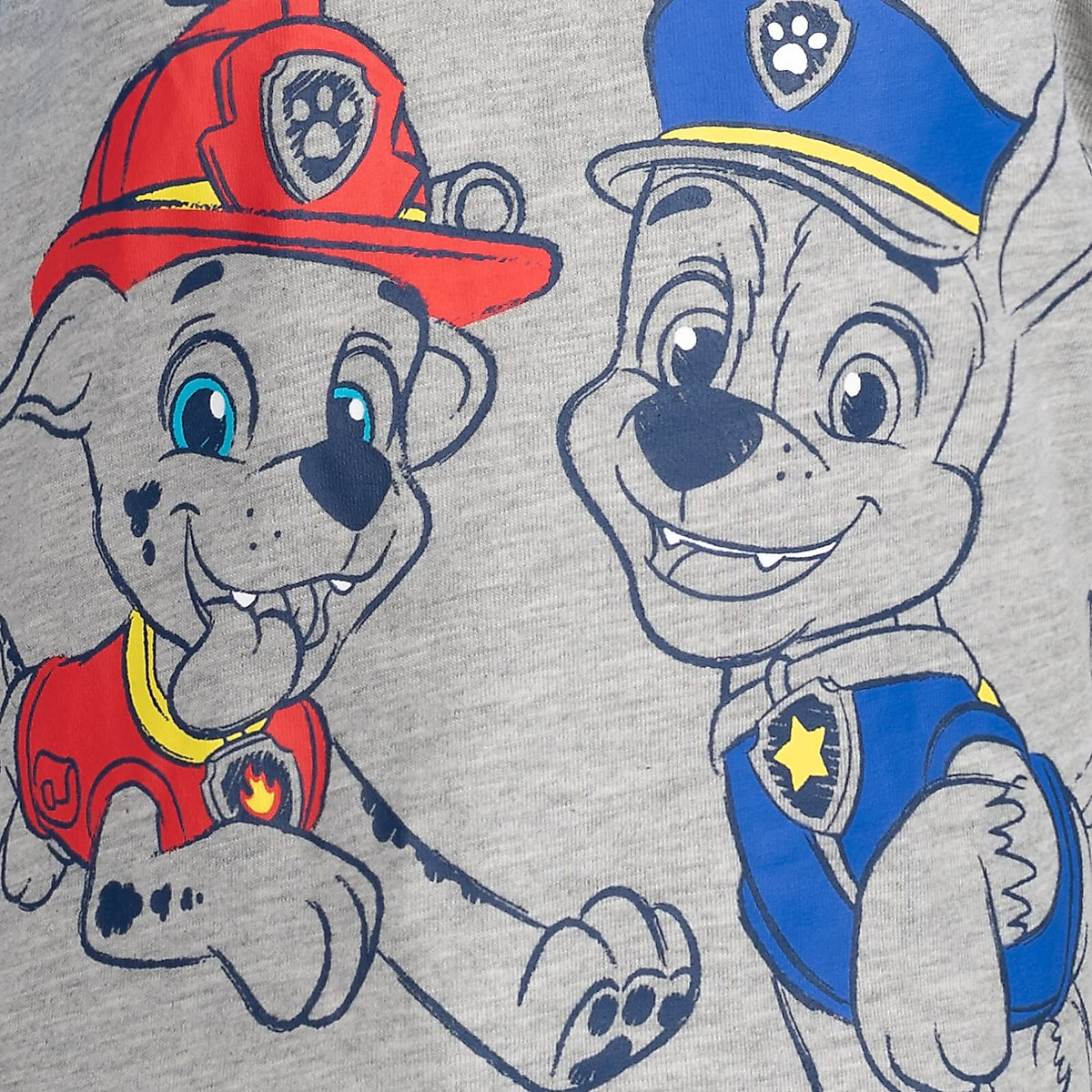 Paw Patrol Marshall Chase Rubble Infant Baby Boys 2 Pack T-Shirts Blue/Gray 18 Months