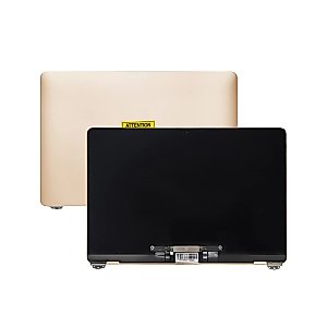 ICTION New A1932 LCD Full Assembly Gold Color for MacBook Air Retina 13.3" A1932 LCD Display Full Assembly 2018 Year EMC 3184 MRE82