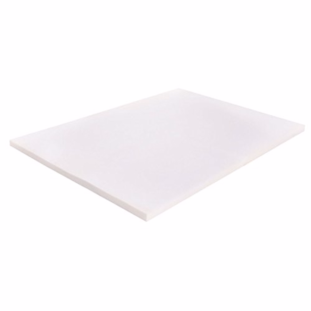 Giantex White 45D Memory Sponge Memory Foam Mattress Pad Bed Topper (King Size(80.0"X76.0"), 3" Thickness)