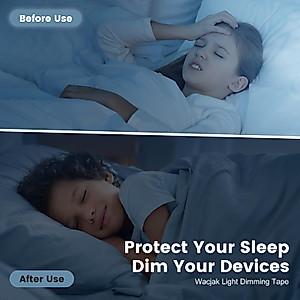 Wacjak LED Light Dimming Tape Light Blocking Tape 0.6 inch LED Covers 85 Ft