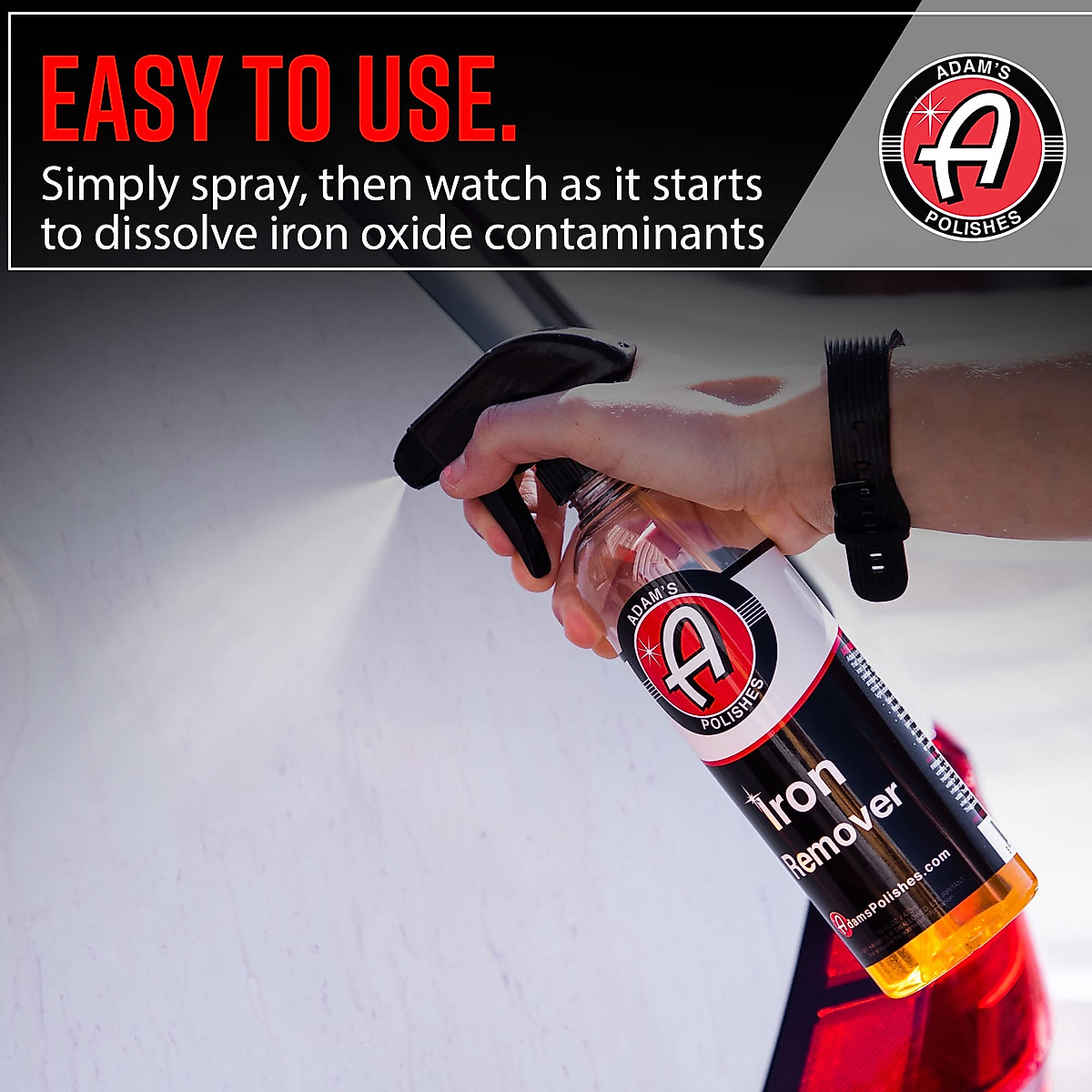 Adam's Polishes Iron Remover 5 Gallon - Iron Out Fallout Rust Remover Spray for Car Detailing | Remove Iron Particles in Car Paint, Motorcycle, RV & Boat | Use Before Clay Bar, Car Wax or Car Wash