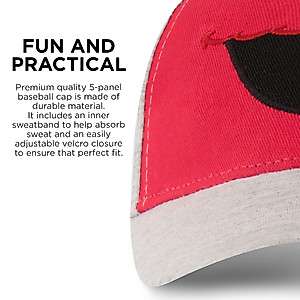 Sesame Street Boys Baseball Hat, Elmo, Abby Cadabby & Bart Simpson Adjustable Cap For Toddler Ages 2-4 Or Kids Ages 4-7