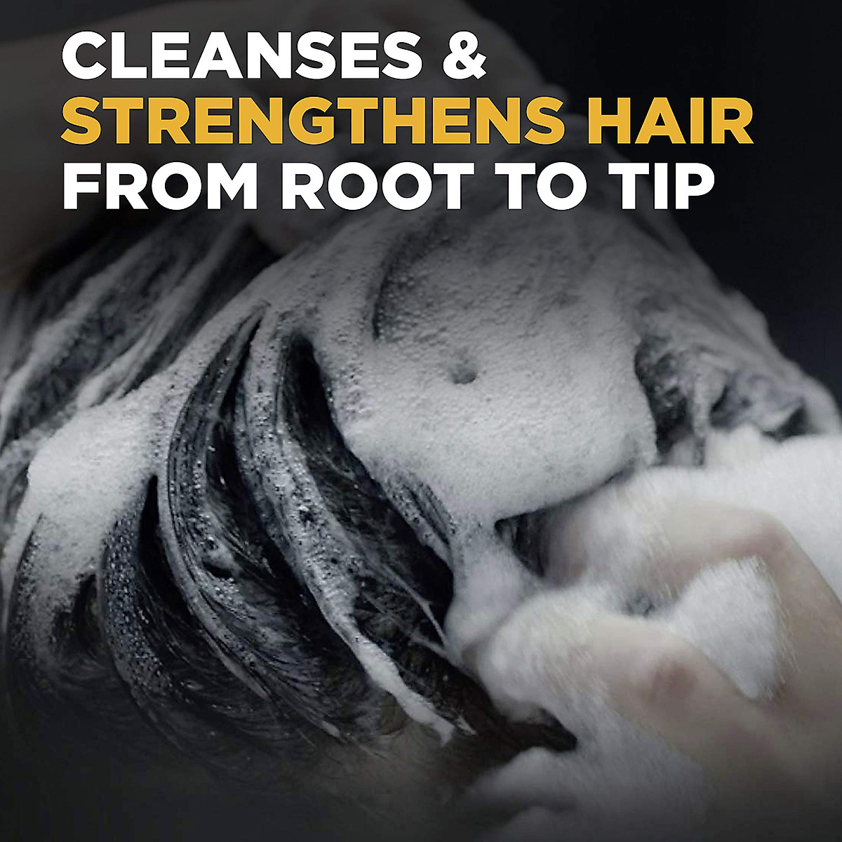 DOVE MEN + CARE Fortifying 2 in 1 Shampoo and Conditioner for Resilient and Thicker Hair Thick and Strong with Caffeine Helps Strengthen Thinning Hair 12 oz, Pack of 6