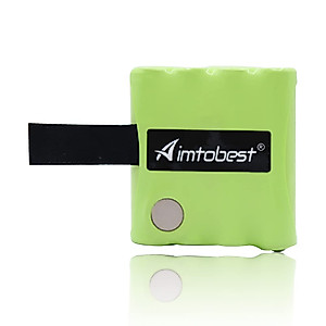 Aimtobest BATT6R BATT-6R 800mAh Ni-MH Battery Compatible for AVP8 AVP-8 LXT330 LXT380 LXT500 LXT500VP3 LXT535 LXT535VP3 LXT560 LXT560VP3 LXT317 LXT318 Two Way Radio (4 Pack)
