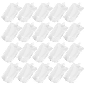 50pcs 250ml Drink Pouches Bags Drinks Flasks Juice Bags Flasks Cruise Pouch Stand up Drink Container for Cold Hot Drinks