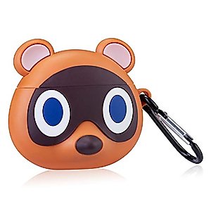 Jowhep Case for AirPod 2/1 Cartoon Design Cute Silicone Cover with Keychain Fashion Funny Soft Protective Skin for Air Pods 2&1 Girls Boys Kawaii Animal Shell Fun Cases for AirPods 1/2 Big Eye Dog