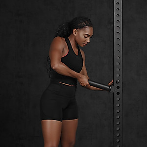 AmStaff Olympic Weight Plate Holder for Power & Squat Racks – Available 2x2 – 2.5x2.5 – 3x3 Inch Tube Sizes – Weight Plates Horn Storage Attachment for Power Squat Rack – (Pair) (3"x3" Tube Racks)