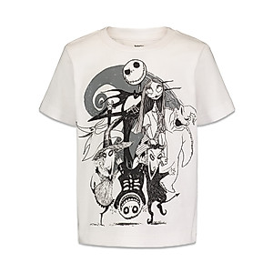 Disney Nightmare Before Christmas Jack Skellington Oogie Boogie Sally Big Boys 3 Pack T-Shirts 8