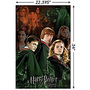 Trends International Harry Potter and the Half-Blood Prince - Trio Collage Wall Poster, 22.375" x 34", Premium Poster & Mount Bundle