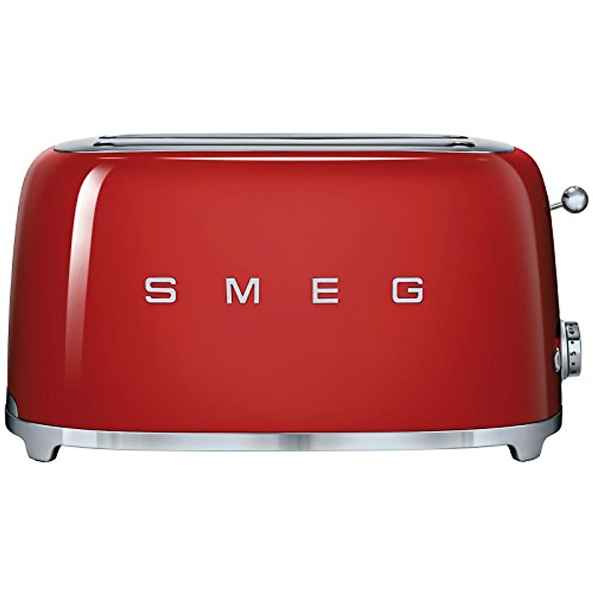 SMEG TSF02RDUS 50's Retro Style 4 Slice Toaster, Red