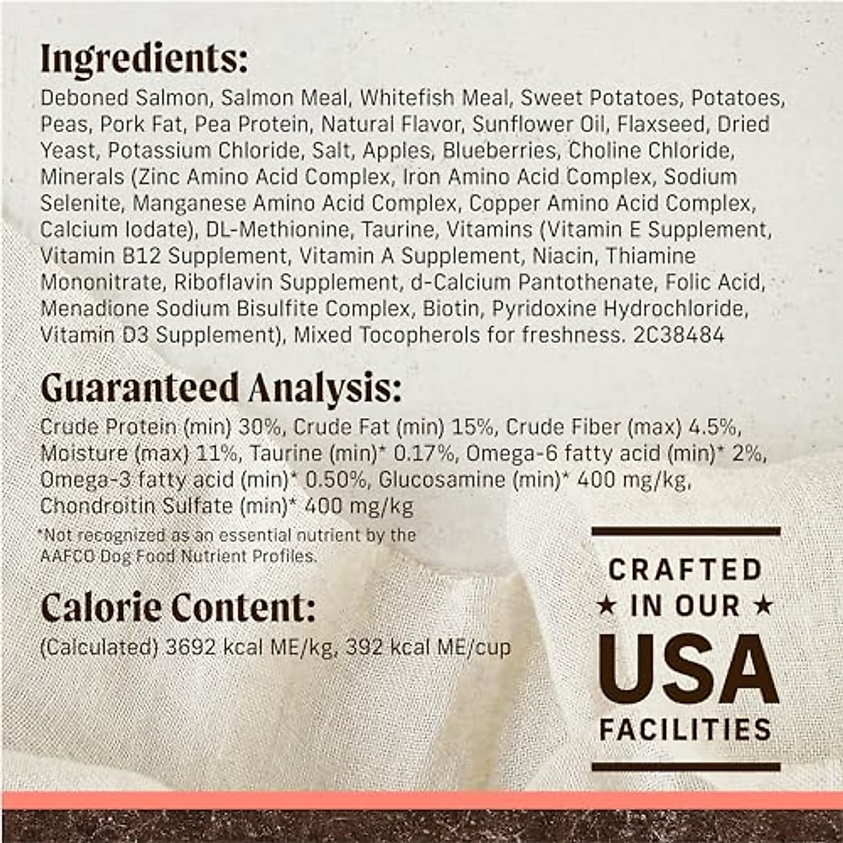 Merrick Premium Grain Free Dry Adult Dog Food, Wholesome And Natural Kibble With Real Salmon And Sweet Potato - 4.0 lb. Bag