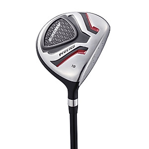 Precise Teenager Complete Golf Set Includes Titanium Driver, S.S. Fairway, S.S. Hybrid, S.S. 7-PW Irons, Putter, Stand Bag, 3 H/C's Teen Ages 13-16 Right Hand & Left Hand Available! (Left Hand)