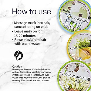 SpaLife Assorted All Natural Hair Mask 9 pack