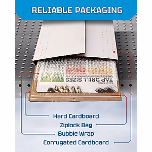 Useful Magnets Inch Metric Tap Drill Sizes Flexible Chart | Decimal Equivalents Magnetic Chart for Garage CNC Shop | Waterproof Comprehensive Guide Tool Posters 12" X 16"