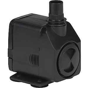 Little Giant PES-290-PW 115-Volt, 300 GPH Magnetic Drive Fountain/Pond Pump with 6-Ft. Cord, Black, 566717