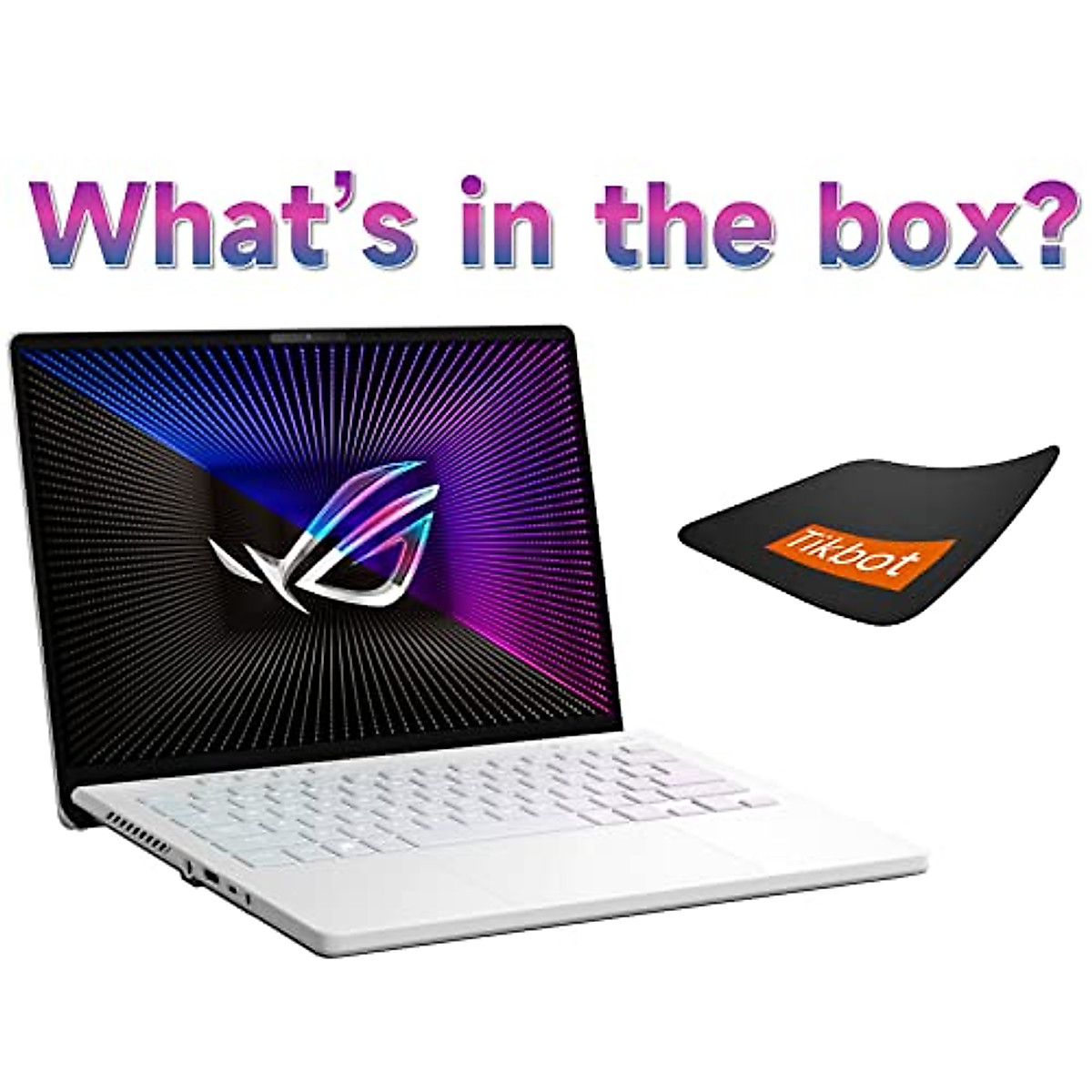 ASUS - ROG Zephyrus 14 WQXGA 120Hz Gaming Laptop – AMD Ryzen 9 6900HS– AMD Radeon RX 6700S-Window 11 Home，with Mouse Pad(40GB RAM | 2TB SSD)