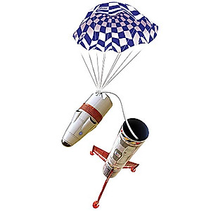 Estes Destination Mars Colonizer Model Rocket Starter Set - Includes Rocket Kit (Beginner Skill Level), Launch Pad/ Controller, Glue, Four AA Batteries, and Two Engines