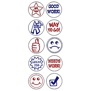 ExcelMark A17 Teacher Self-Inking Rubber Stamp Kit