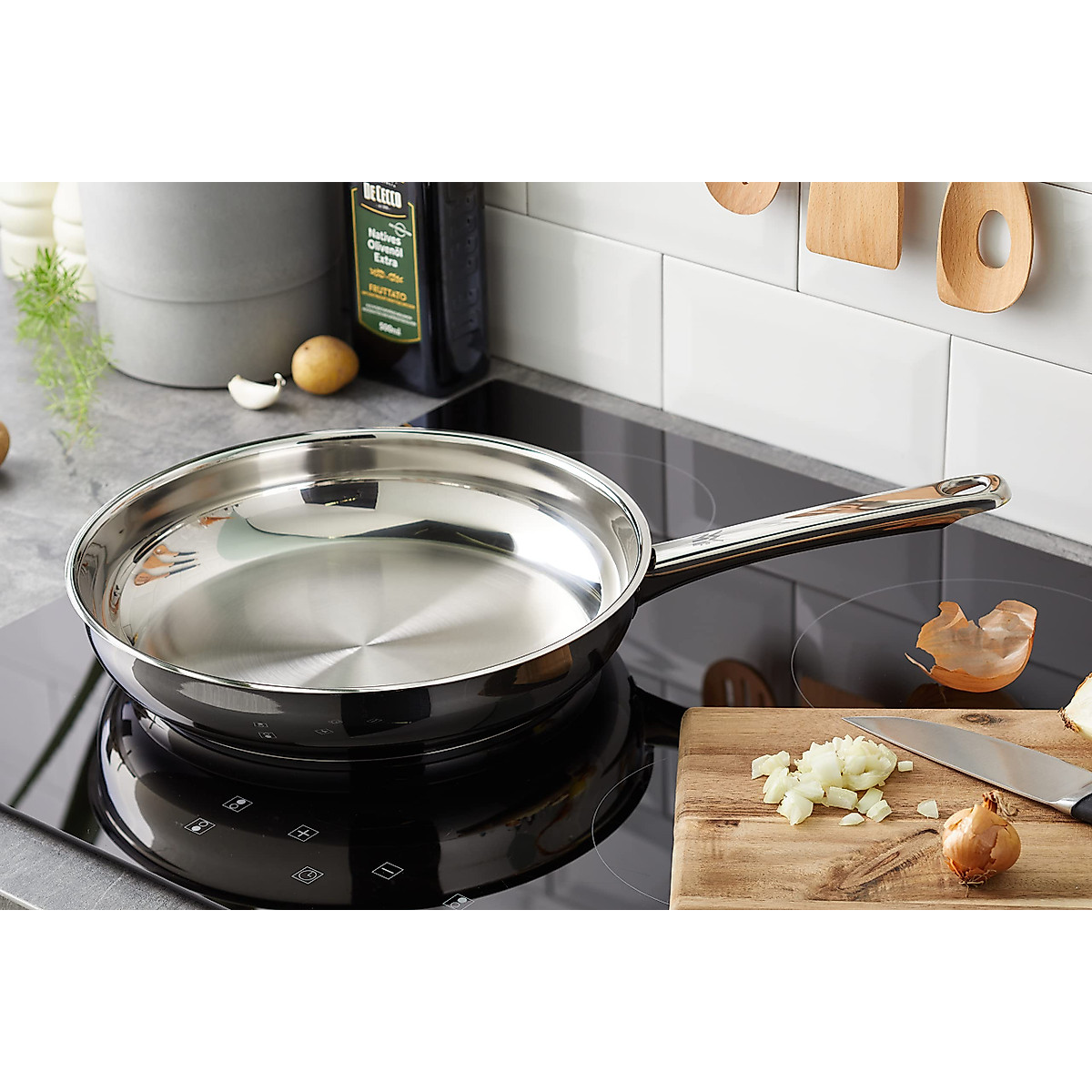 WMF "Profi-Pfannen Frying Pan, Silver, 28 cm