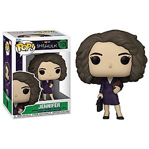POP Marvel: [She Hulk] Attorney at Law - Jennifer Funko Vinyl Figure (Bundled with Compatible Box Protector Case), Multicolor, 3.75 inches