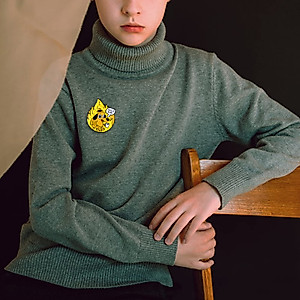 Pugest Niche Enamel Pins Funny Pins - This Is Fine Dog Pins, Unique Anime Pin, Cute Coffee Tea Pins for Jacket Cotton Shirt Skirt Cotton Canvas Bag Denim Jacket (1pc style1)