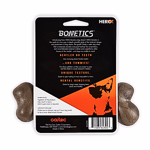 Hero | Bonetics Femur Bone | Dog Bones | Puppy Bones | Designed for Extra Large Dogs Up to 75 lbs (Bacon Flavor)