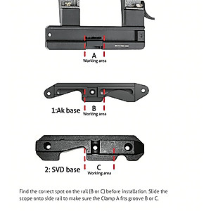 SD6X42 SV-D 6X42 POSP Rifle Scope with Side Rail Mount