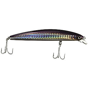 Daiwa Salt Pro Minnow Purple Back Silver Floating Lure