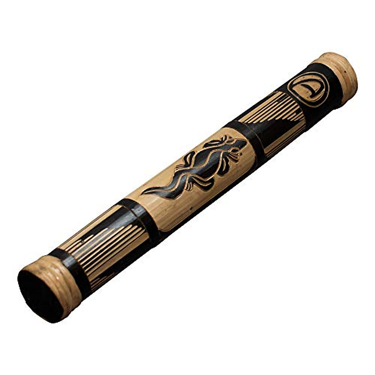 Australian Treasures - Rainstick 40cm carved including bag