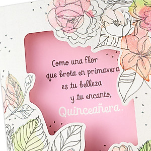 Hallmark Vida Quinceanera Birthday Card (Como una Flor)