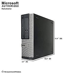 DELL Optiplex 3020 SFF Desktop PC - Intel Core i5-4570 3.2GHz 8GB 500GB DVDRW Windows 10 Professional (Renewed)']