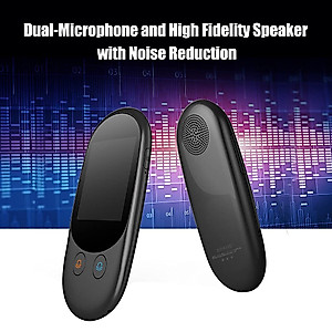 JFGJL Smart Voice Translator Device 40 Languages 2.4 Inch Touchscreen Rechargeable F1A with Camera (Color : D)
