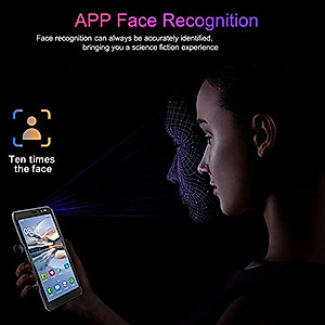 Mate40 Pro Unlocked Cell Phone Factory Unlocked Android Smartphone, 5.45in HD Full Screen 512MB ROM 4GB RAM 3G Dual SIM Unlocked Smartphones for Android 4.4.2 Face Unlock Ultra Slim Lightweight