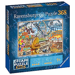 Ravensburger Escape Kids Puzzle - Amusement Park Plight 368 Piece Jigsaw Puzzle for Kids - 12936 - an Escape Room Experience in Puzzle Form