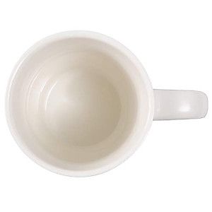 Pavilion Gift Company Stoneware 19561 Grandma Cup, 15 oz, Cream