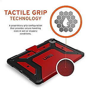URBAN ARMOR GEAR UAG iPad Air 10.9-inch (4th Gen, 2020) Case Metropolis Folio Slim Heavy-Duty Tough Multi-Viewing Angles Stand Military Drop Tested Rugged Protective Cover, Magma