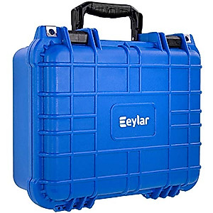 Eylar Protective Hard Camera Case Water & Shock Proof w/Foam TSA Approved 13.37 Inch 11.62 Inch 6 Inch Blue (Blue)