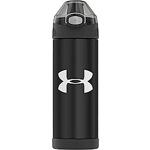 Under Armour, 16 oz, Black Protege 16 Ounce Stainless Steel Water Bottle