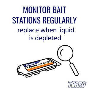 Terro T324B 4-Pack Liquid Ant Baits, Orange