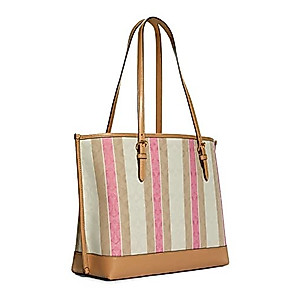Coach Mollie Tote In Signature Jacquard With Stripes