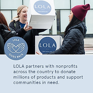 LOLA Feminine Hygiene Wipes, 28 Count, pH Balanced, Hypoallergenic, Natural Ingredients, No Parabens or Dyes