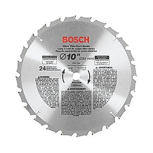 Bosch CBCL1024 10-Inch 24 Tooth FTB Ripping Saw Blade with 5/8-Inch Arbor
